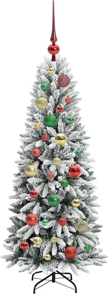 Umělý vánoční stromeček Bílá 120 cm PVC, plast, ocel a PE 3396029
