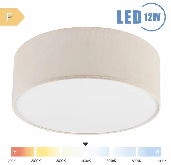 Brilagi - LED Stropní svítidlo SIRIJA LED/12W/230V pr. 35 cm krémová