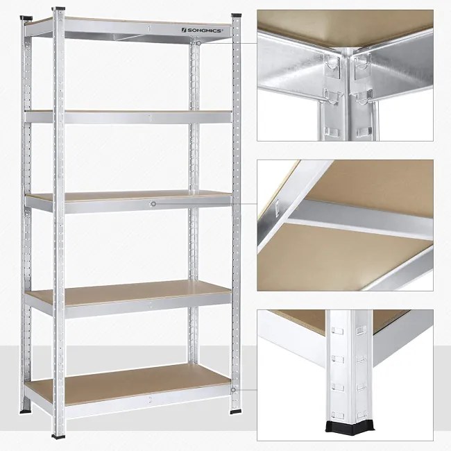 Sada 2 regálů 90x180x40 cm GLR80SV