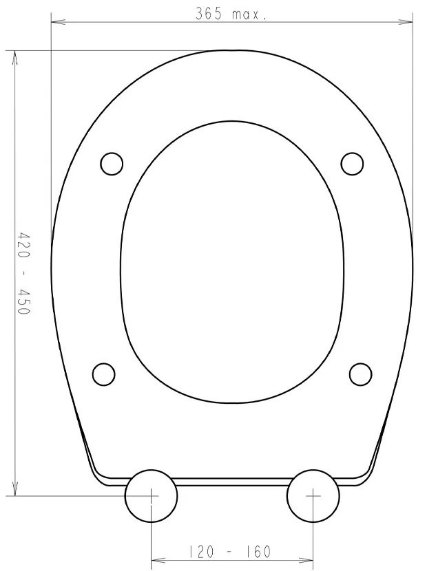 Mereo Mereo, WC sedátko pro VSD74, CSS117 (3556)