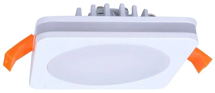 Solight LED podhledové svítidlo, 6W, 420lm, 4000K, IP44, čtvercové