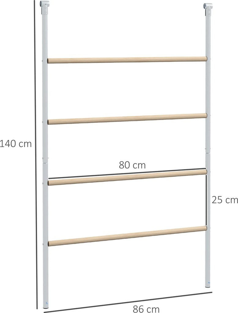 PawHut dřevěný žebřík pro kuřata, hřiště pro kuřata Prolézačka pro 4-6 kuřat 140 x 86 x 2,5 cm přírodní dřevo
