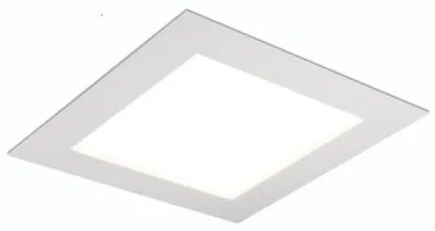 Zápustné LED svítidlo Kohl Lighting DISC SQ 225x225mm bílé 20W 3000K