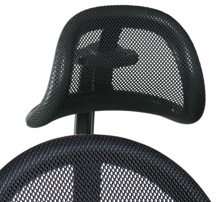 Topstar Zdravotní balanční kancelářská židle EXETER NET s opěrkou hlavy, modrá