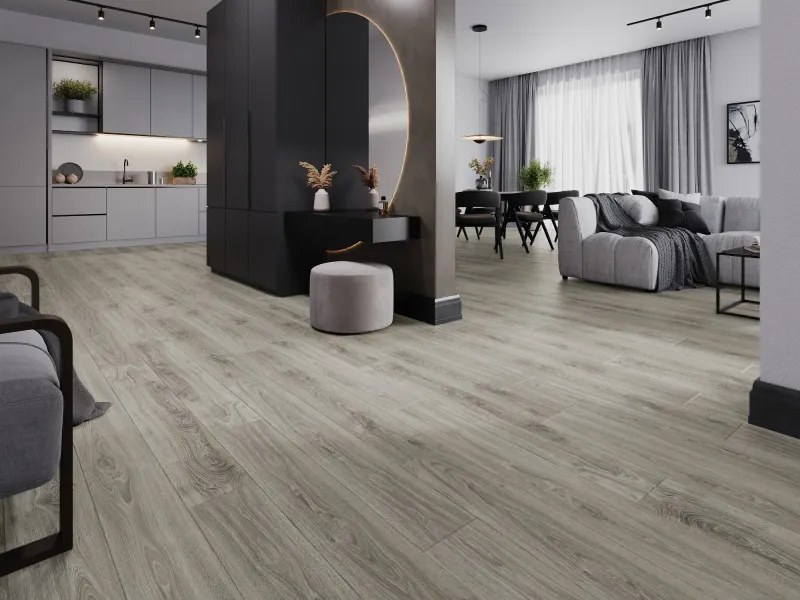 Mexen Silver Creek Vinylová prkna 1240 x 182 mm SPC 6,5 mm, podložka IXPE 1,5 mm, 4 V-Fuga, Dub - F1047-1240-182-505-4V1-01