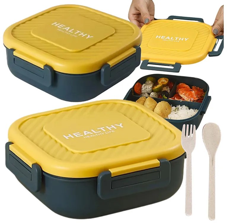 Verk Group Lunch box s přihrádkami a příbory