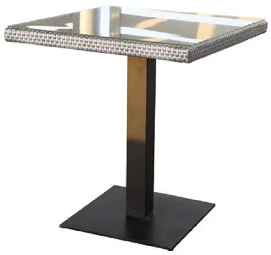 dimenza Stůl BARCELONA 70x70 cm, šedý