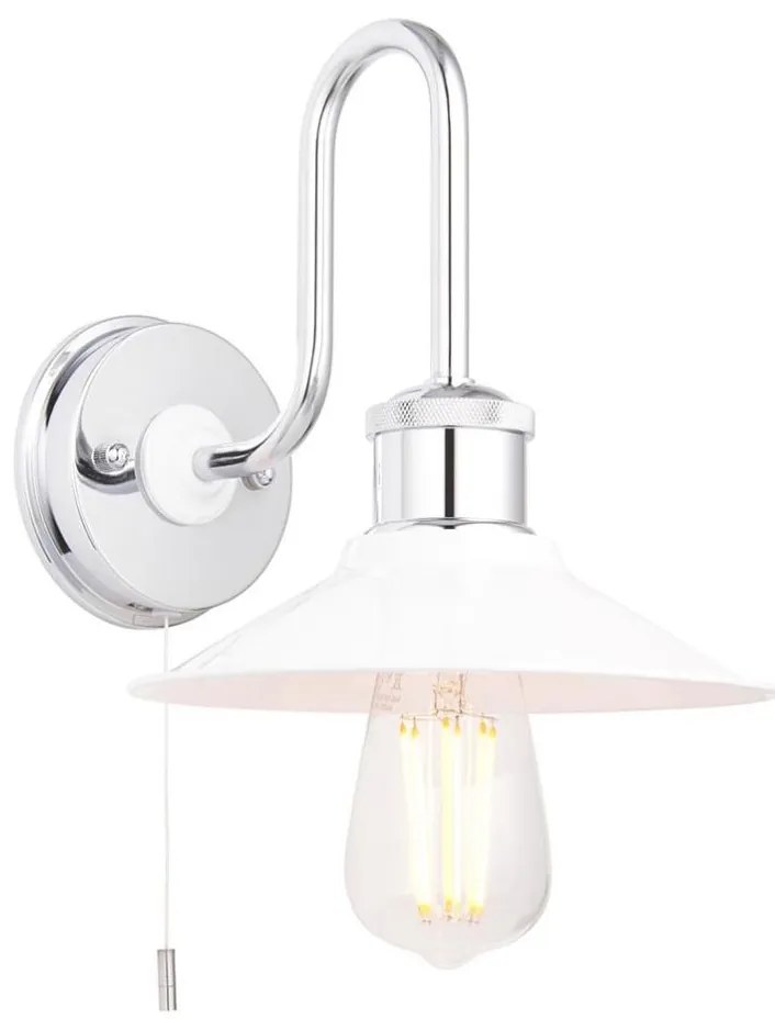 Endon 95508 - Koupelnové nástěnné svítidlo MARIS 1xE27/6W/230V IP44 lesklý chrom 95508