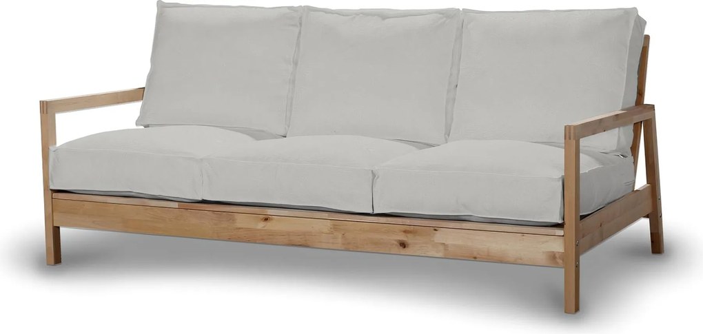 Potah na pohovku IKEA  Lillberg 3-místná nerozkládací barva šedá látka pletený vzor