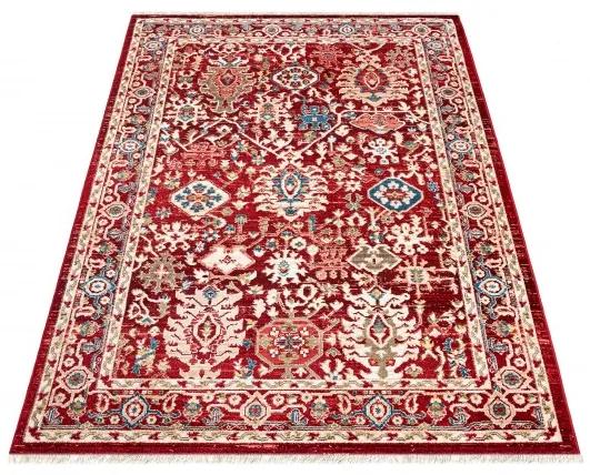 Kusový koberec RIVOLI EF61A Klasický červený Rozměr: 120x170 cm