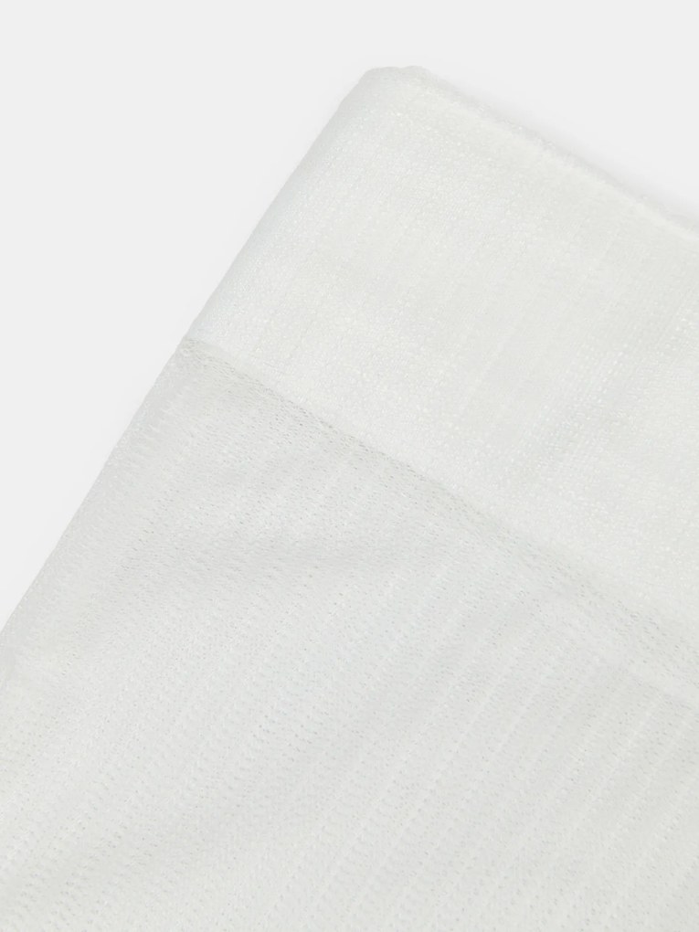 Sinsay - Průhledné záclony na řasící pásce 2 pack - bílá