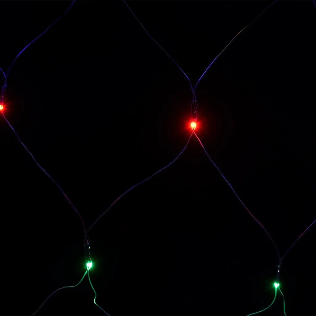 Vánoční světelná síť barevná 4 x 4 m 544 LED vnitřní i venkovní 328785