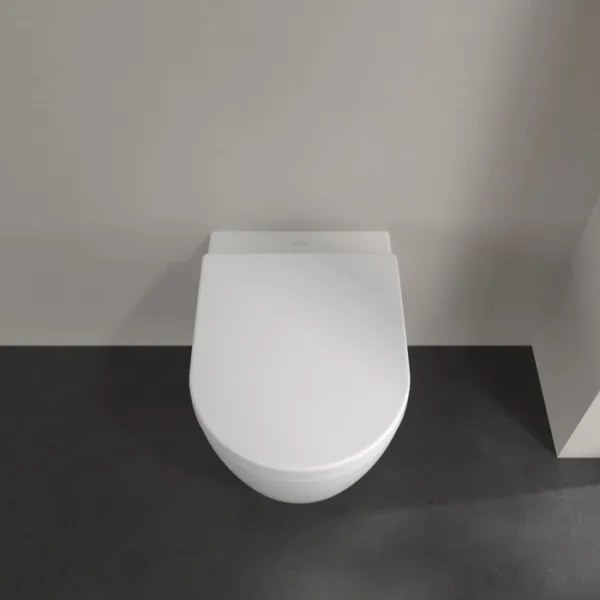 Villeroy & Boch 5656HRRW - Závěsné WC s prkénkem SoftClose AVENTO keramika/bílá