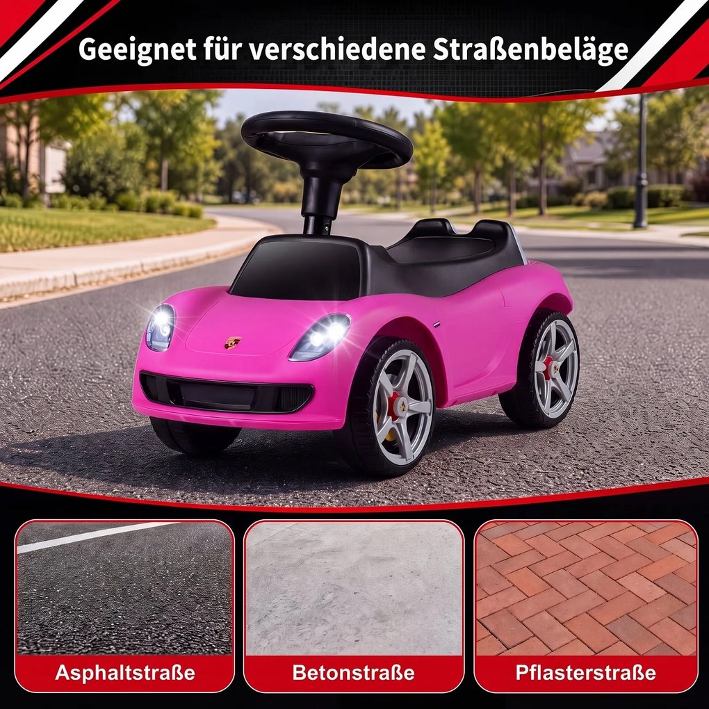 Costway Porsche Licencované tlačné auto pro děti od 18 měsíců. Push auto