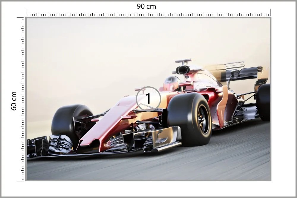 Fototapeta Moderní Vůz F1 Omyvatelný vlies 90x60