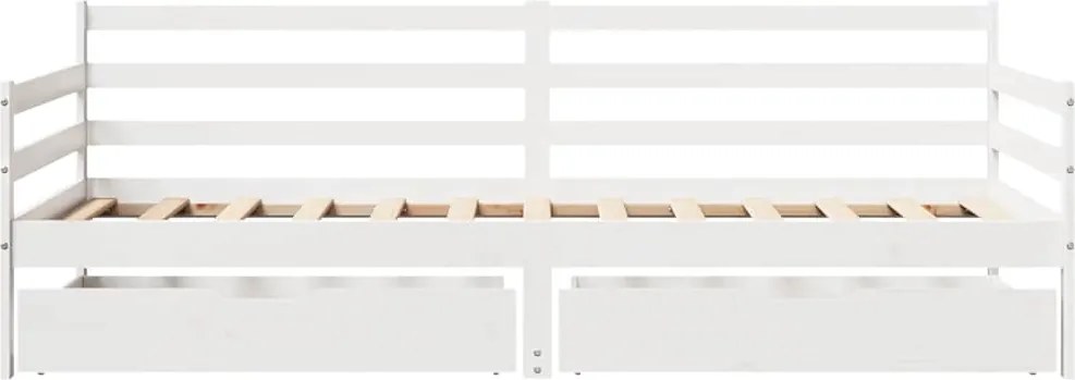 Válenda se zásuvkami 90 x 200 cm masivní borovice 3302070