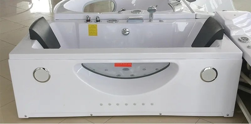 BPS-koupelny Hydromasážní vířivá vana Levante 659 180x90 s ohřevem vody