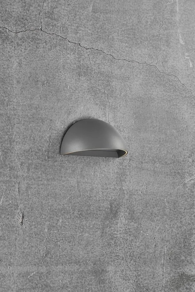NOR 2019001010 Venkovní nástěnné svítidlo Arcus 9,5W LED šedá opál - NORDLUX