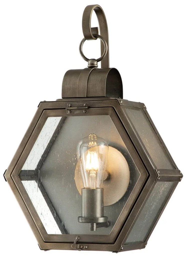 Elstead Venkovní retro lampa na fasádu HEATH M/starý bronz