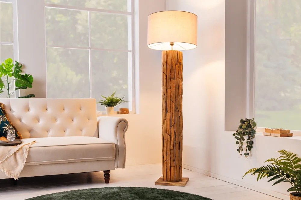 Designová stojanová lampa Nash šedá