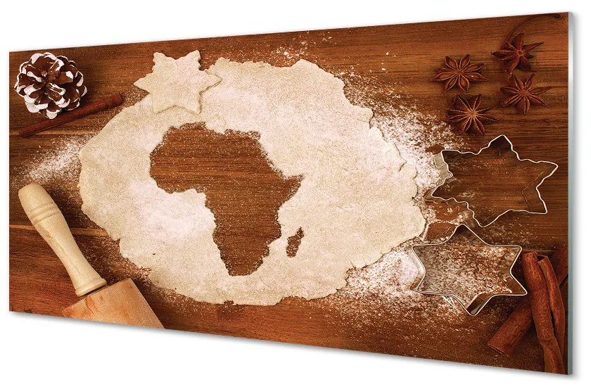 akrylový obraz Kuchyně pečivo válec Africa 140x70cm