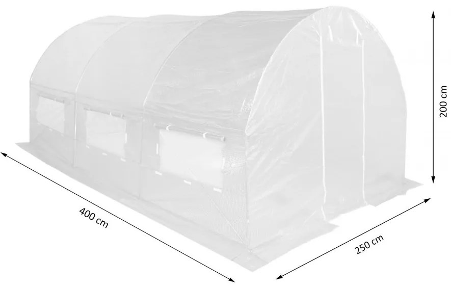 Zahradní fóliovník HG 2,5x4m