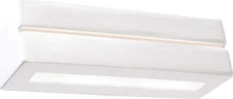 Nástěnné keramické svítidlo SOLLUX Vega line E27 1x60W bez zdroje SL.0231 bílá