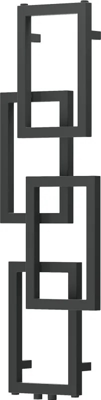 Mexen Grid, dekorativní koupelnový radiátor 1115 x 360 mm, 279 W, grafitová, W215-1115-360-00-66