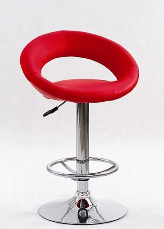 Barová židle H-15 červená