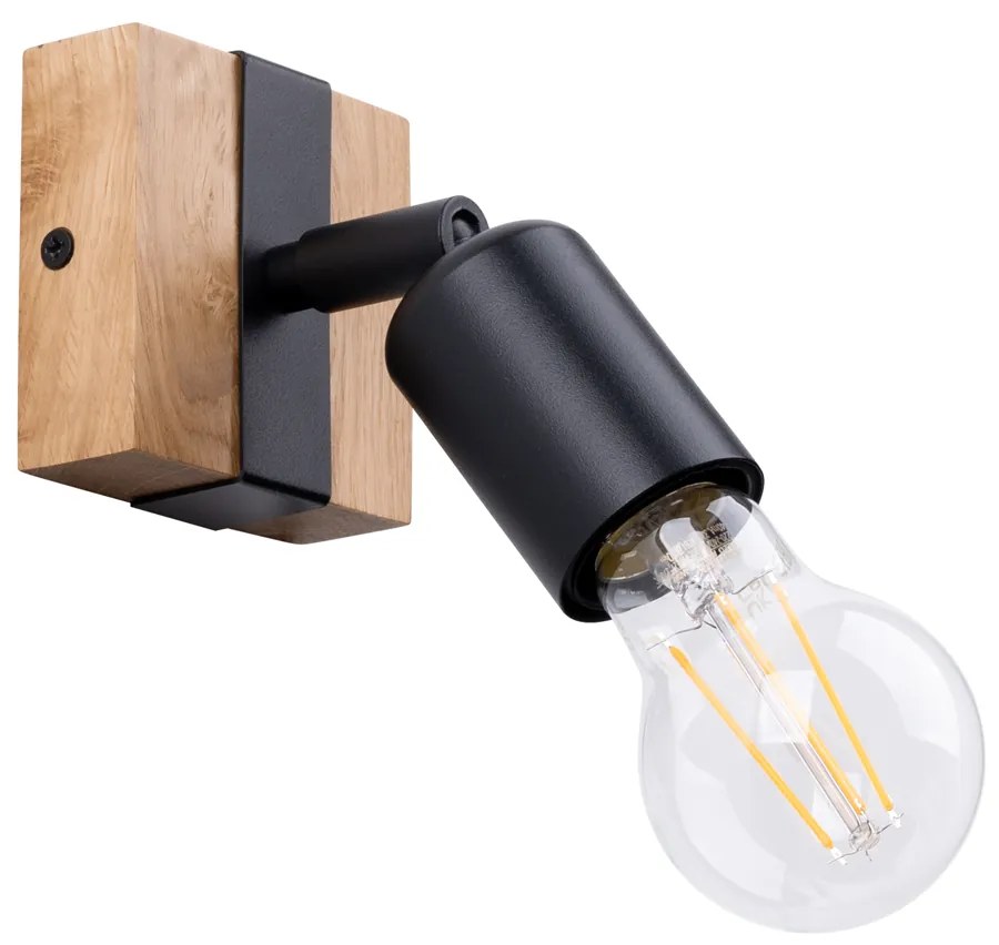 Sollux Lighting Nástěnné svítidlo ZUCA Černá