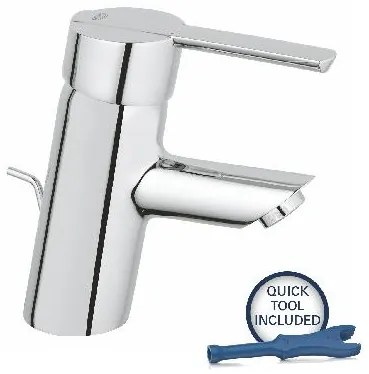 Grohe Feel - Umyvadlová baterie s výpustí, chrom 32557000