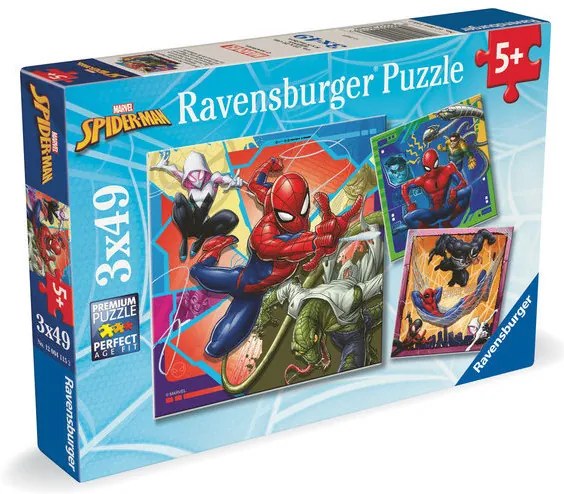 Ravensburger 120041153 marvel: spider-man 3 × 49 dílků