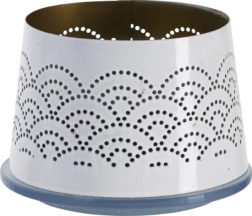 SPAAS Stínítko bílé vzor LACE