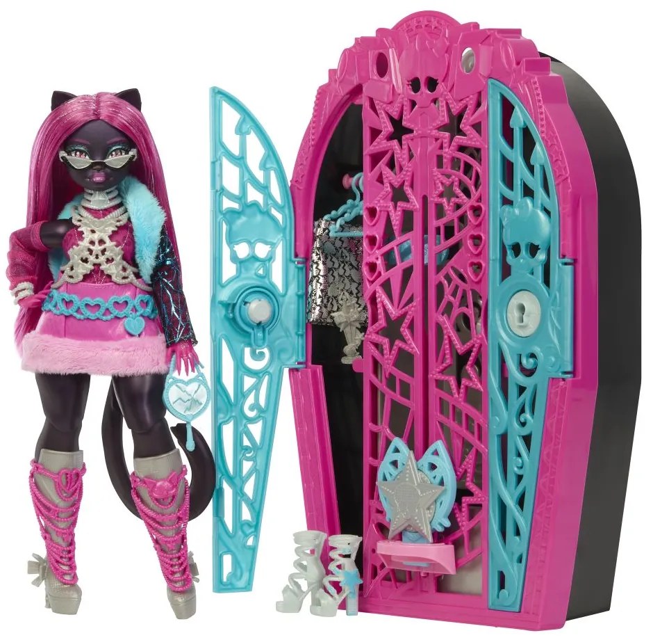 Mattel monster high skulltimate secrets hauntlywood mysteries catty, jbg82
