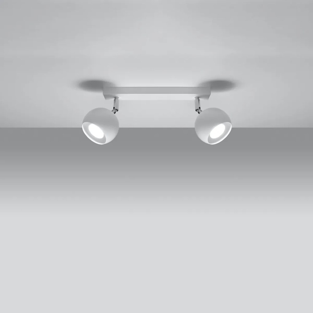 Sollux Lighting Stropní svítidlo OCULARE 2 bílé