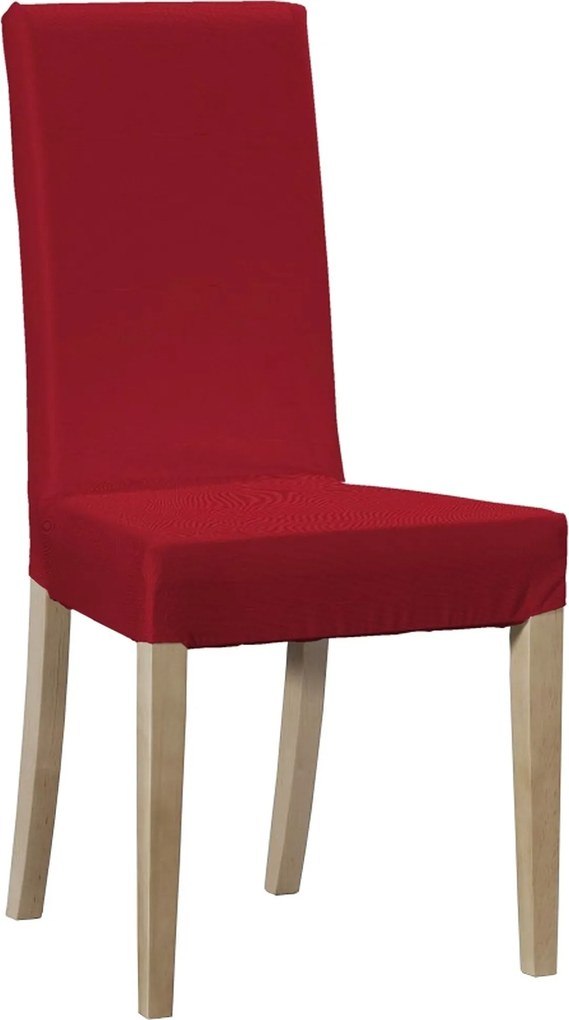 Potah na židli IKEA Harry, krátký barva červená látka pletený vzor
