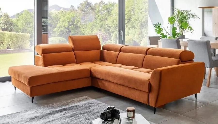 Casarredo - Komfort nábytek Rohová sedací souprava CESAROLA 270 rozkládací s úložným prostorem, levá, látky A1 | potah: gemma 79