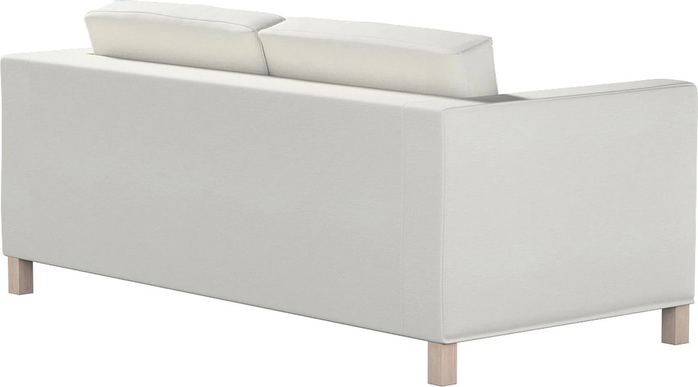 Potah na pohovku IKEA  Karlanda rozkládací, krátký barva šedá látka lesklé, pletený vzor, sametová