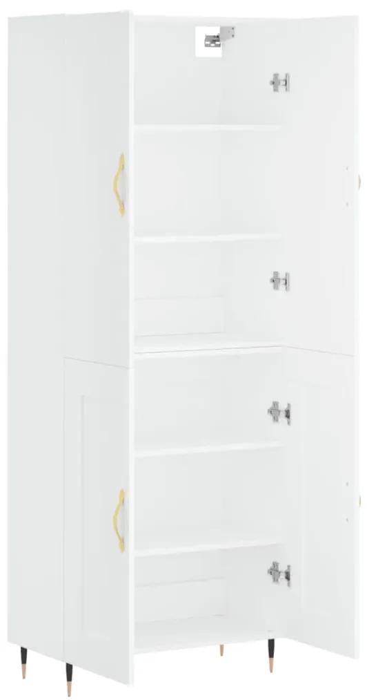 Skříň highboard bílá 69,5 x 34 x 180 cm kompozitní dřevo,  3195771