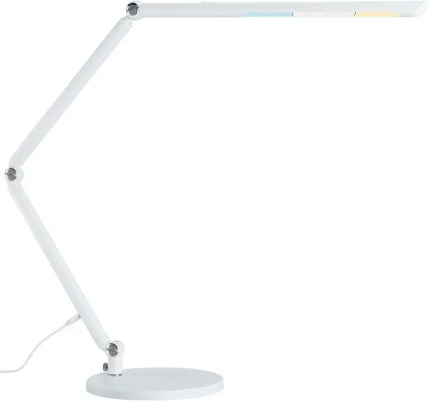 LED stolní lampa na psací stůl FlexBar bílá 10,6W WhiteSwitch 3.000K -  PAULMANN | BIANO