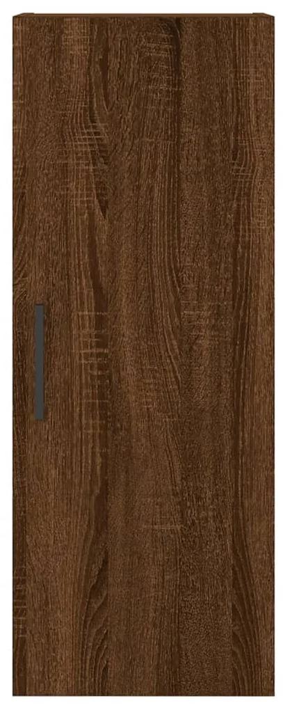 Skříň highboard hnědý dub 34,5 x 34 x 180 cm kompozitní dřevo,  3198880