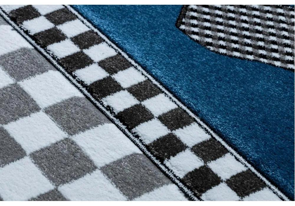 Dětský kusový koberec Formule modrý 160x220cm