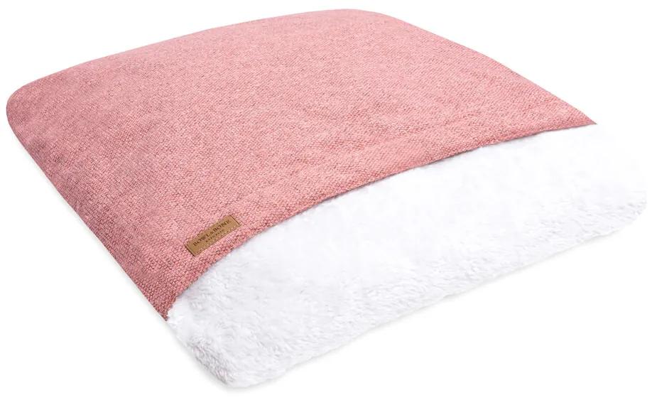 Bowl&Bone Republic Luxusní spací pytel pro psy Bliss pink VELIKOST: M 70x70 cm