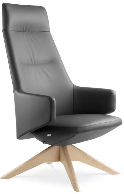 LD SEATING - Křeslo MELODY LOUNGE XL-RA,FW s houpací mechanikou