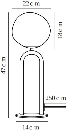 NORDLUX Shapes 2120055035 stolní lampička