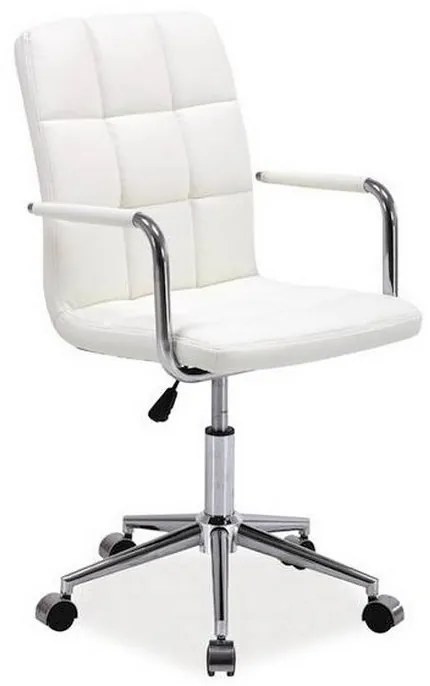 Expedo Dětská židle KEDE Q-022, 51x87-97x40, bílá ekokůže