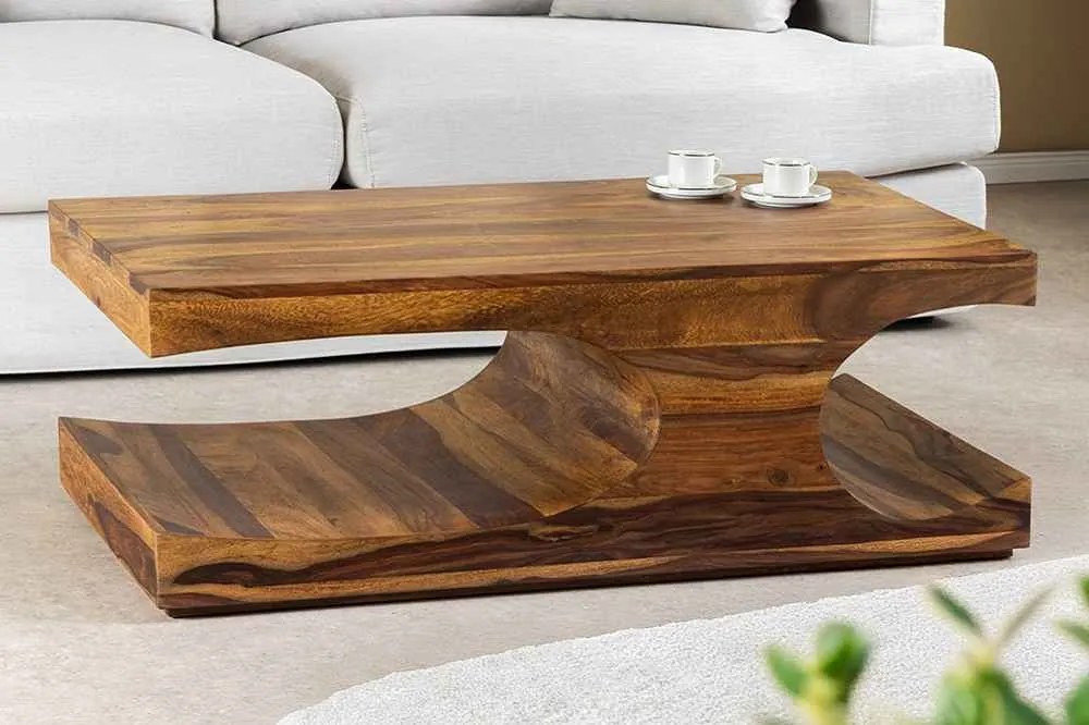 Designový konferenční stolek Island 105 cm Sheesham