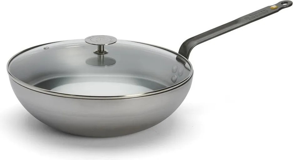 Ocelová pánev WOK de Buyer MINERAL B 24cm zaoblený