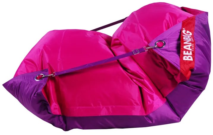 Beanbag Sedací vak 189x140 duo pink - purple