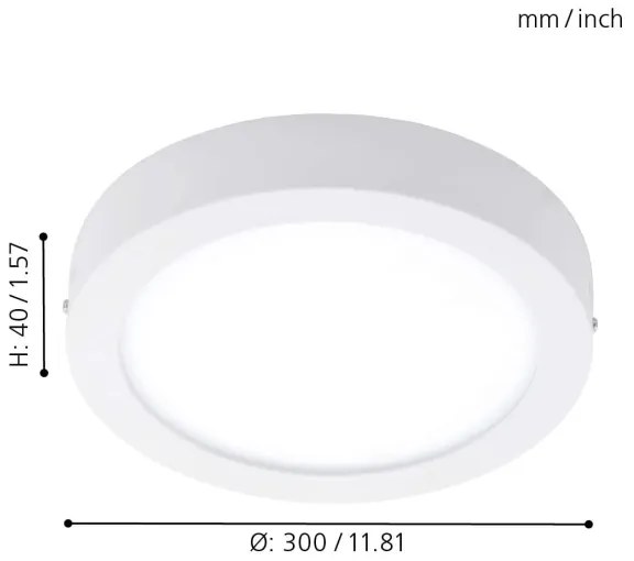 Eglo - LED RGBW Stmívatelné stropní svítidlo FUEVA-C LED/21W/230V